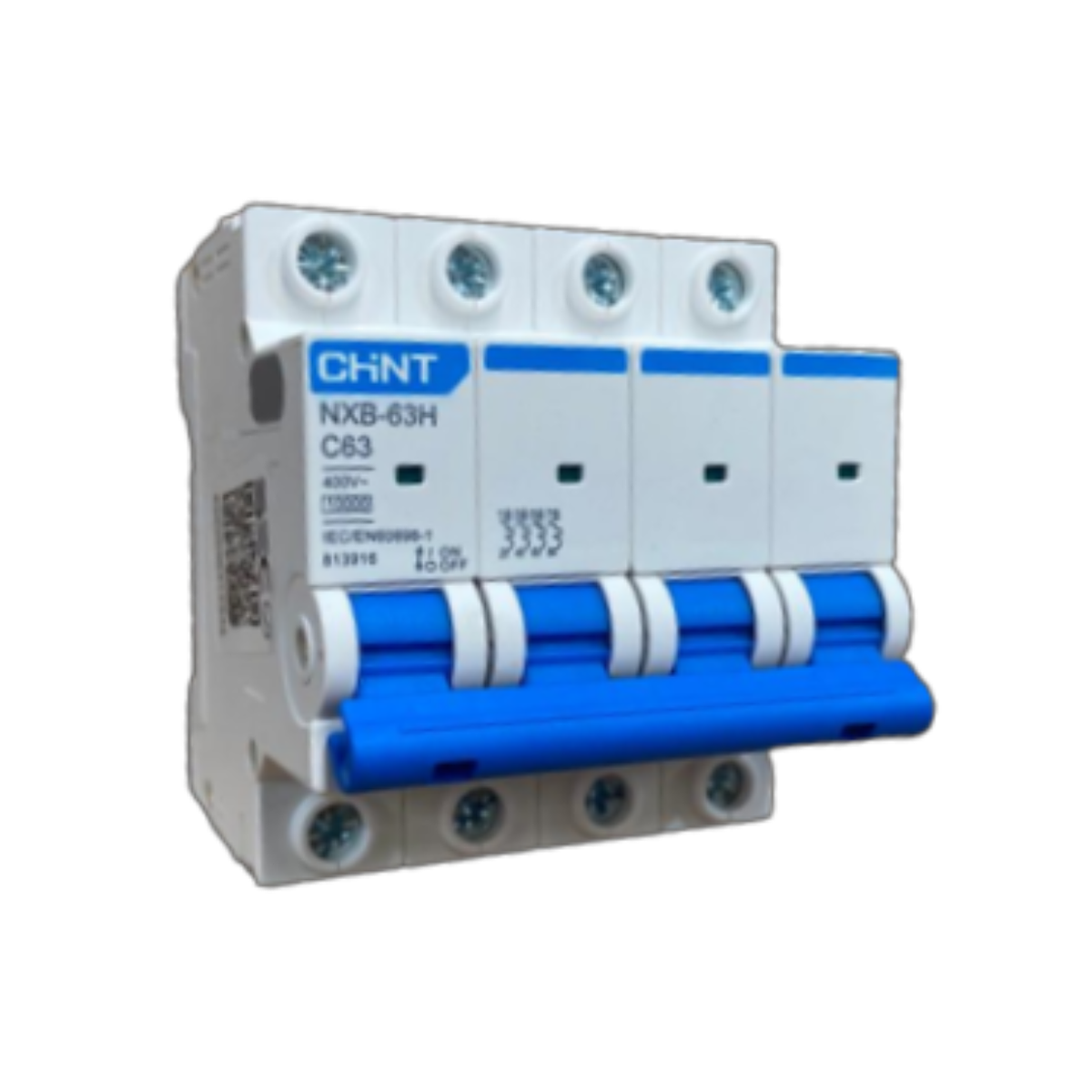 Interruptor automático 4 Polos 4x63A, curva C 10kA Chint...