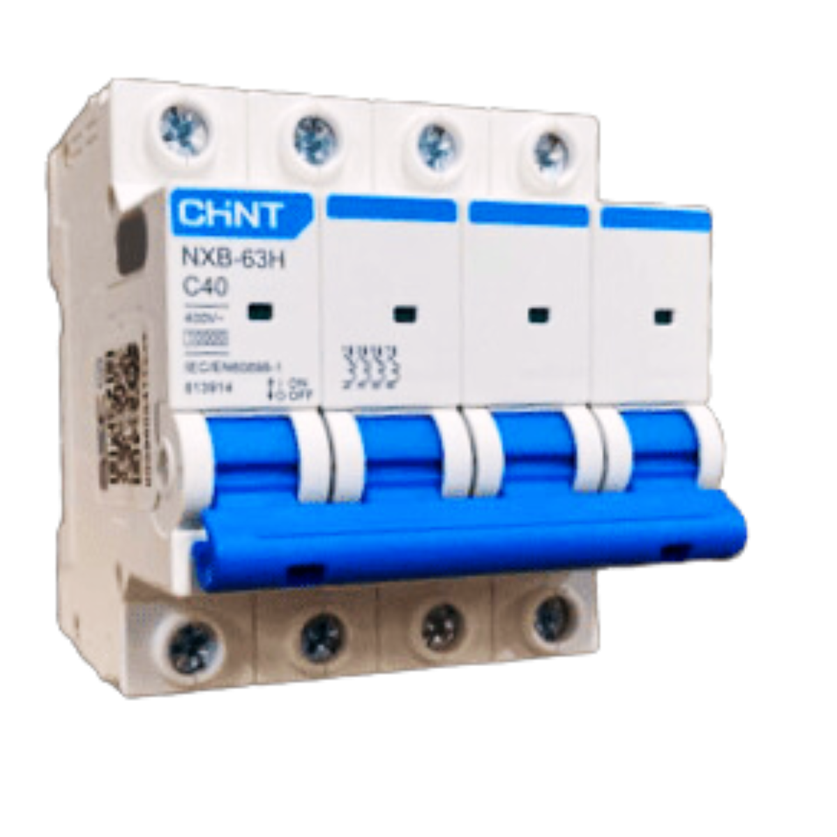 Interruptor automático 4 Polos 4x40A, curva C 10kA Chint...