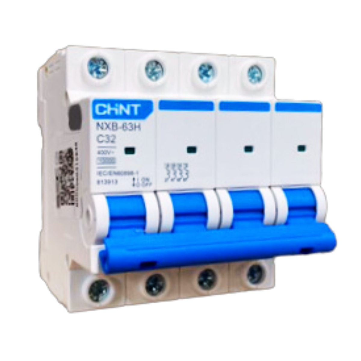 Interruptor automático 4 Polos 4x32A, curva C 10kA Chint...