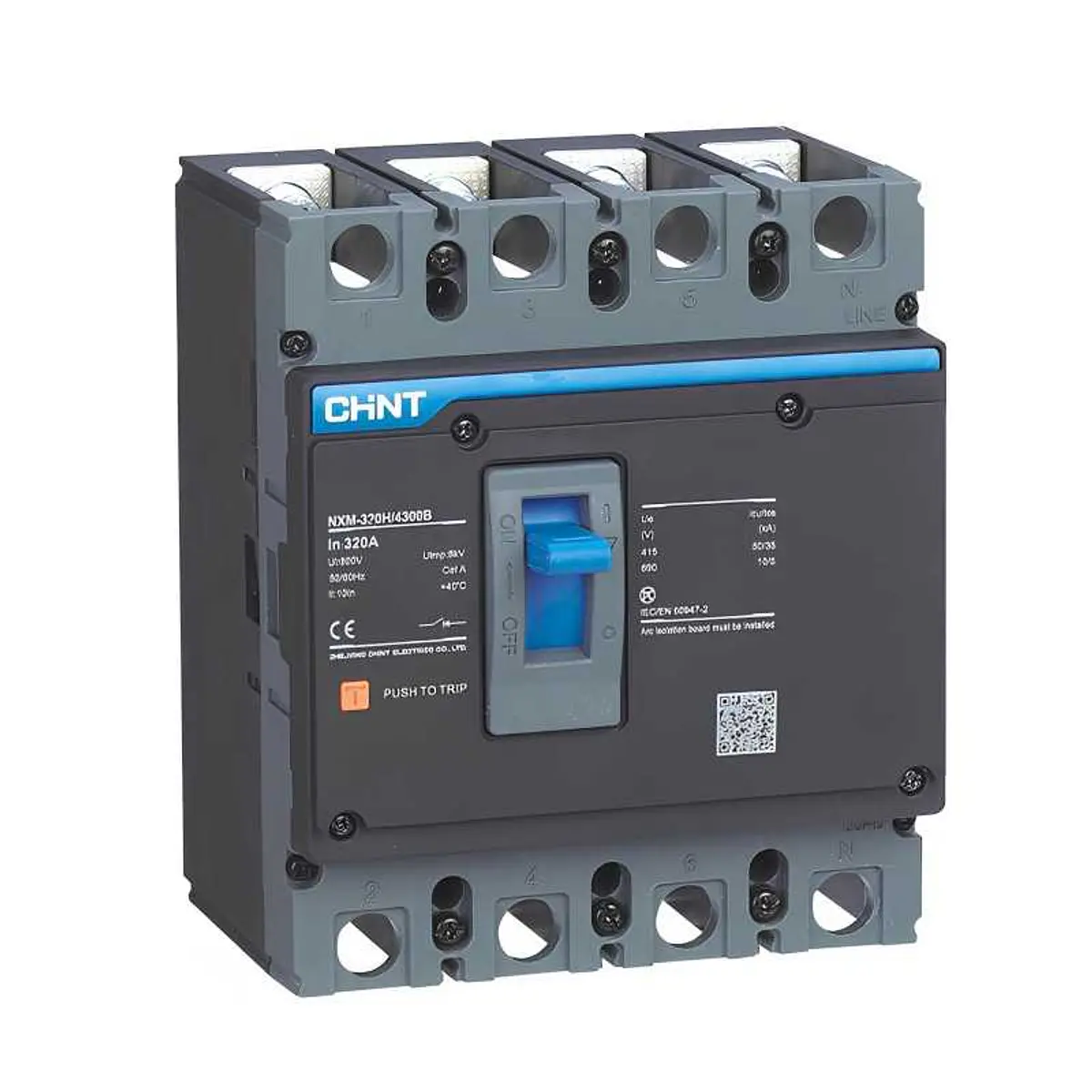 Interruptor CAJA MOLDEADA MCCB FIJO NXM-160S 4P 100A 36kA C
