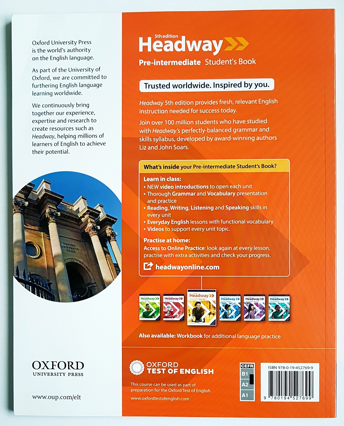 Libro Headway Pre-intermediate Student's Book 5th edition