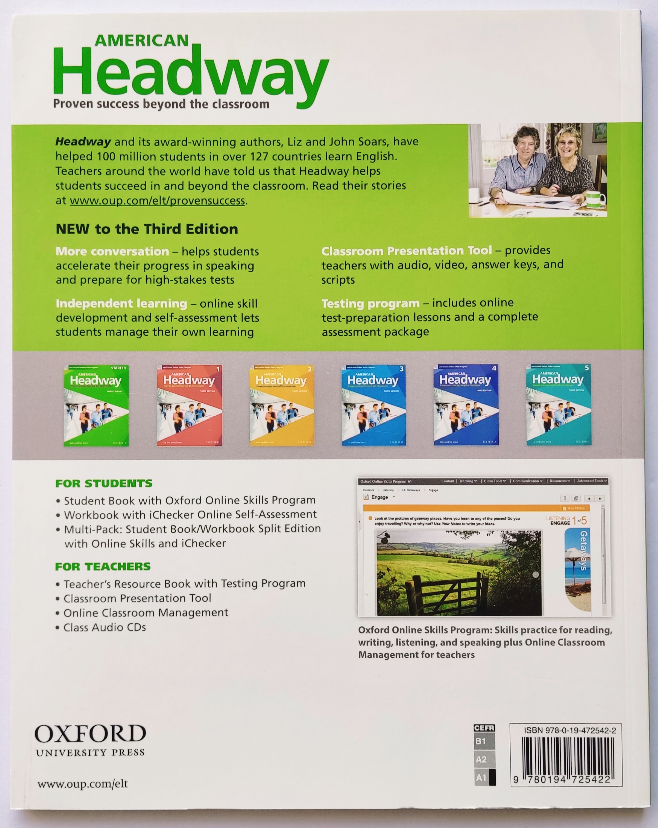 Libro American Headway Starter Student's Book 3rd edition