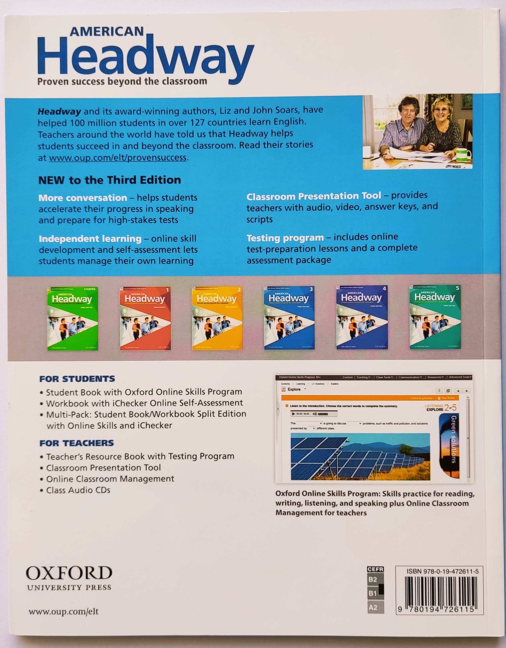 Libro American Headway 3 Student's Book 3rd edition