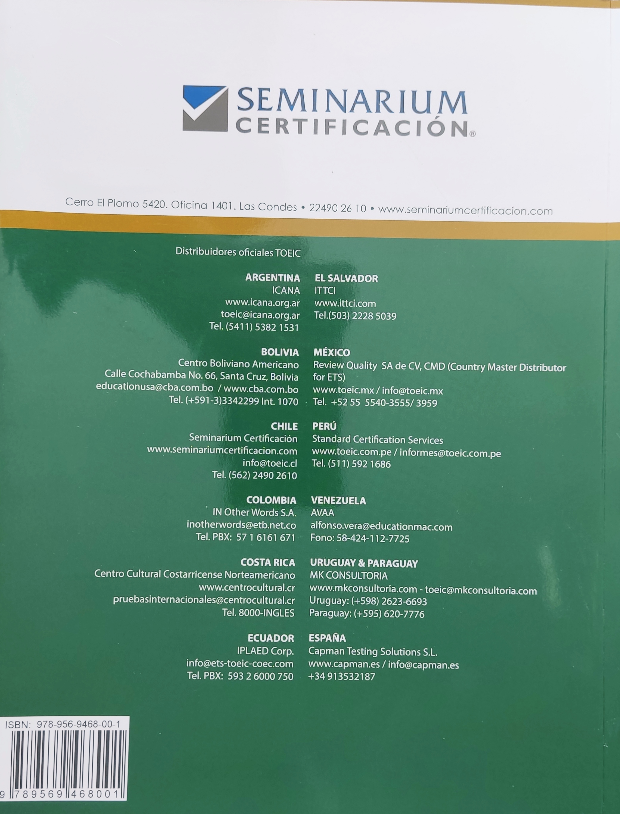 Libro de Preparación para el Examen TOEIC
