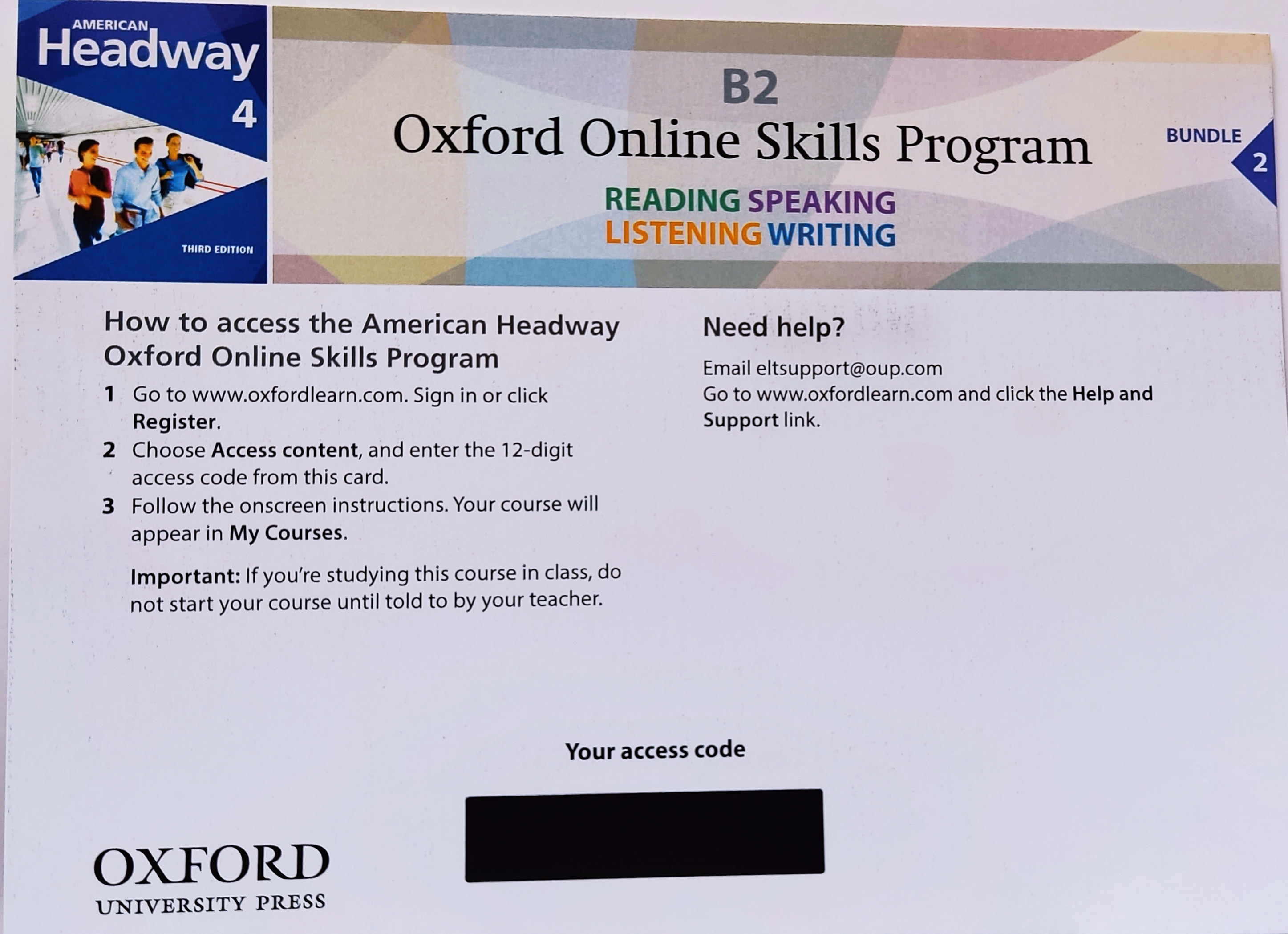 Libro American Headway 4 Student's Book 3rd edition