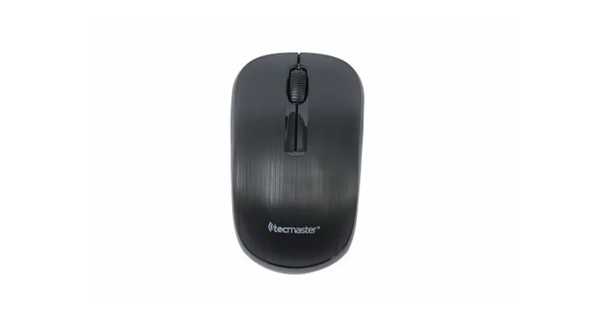 MOUSE TECMASTER USB INALAMBRICO NEGRO + PILA AA