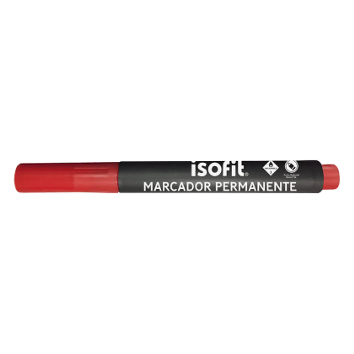 MARCADOR ISOFIT PERMANENTE PUNTA BISELADA COLORES