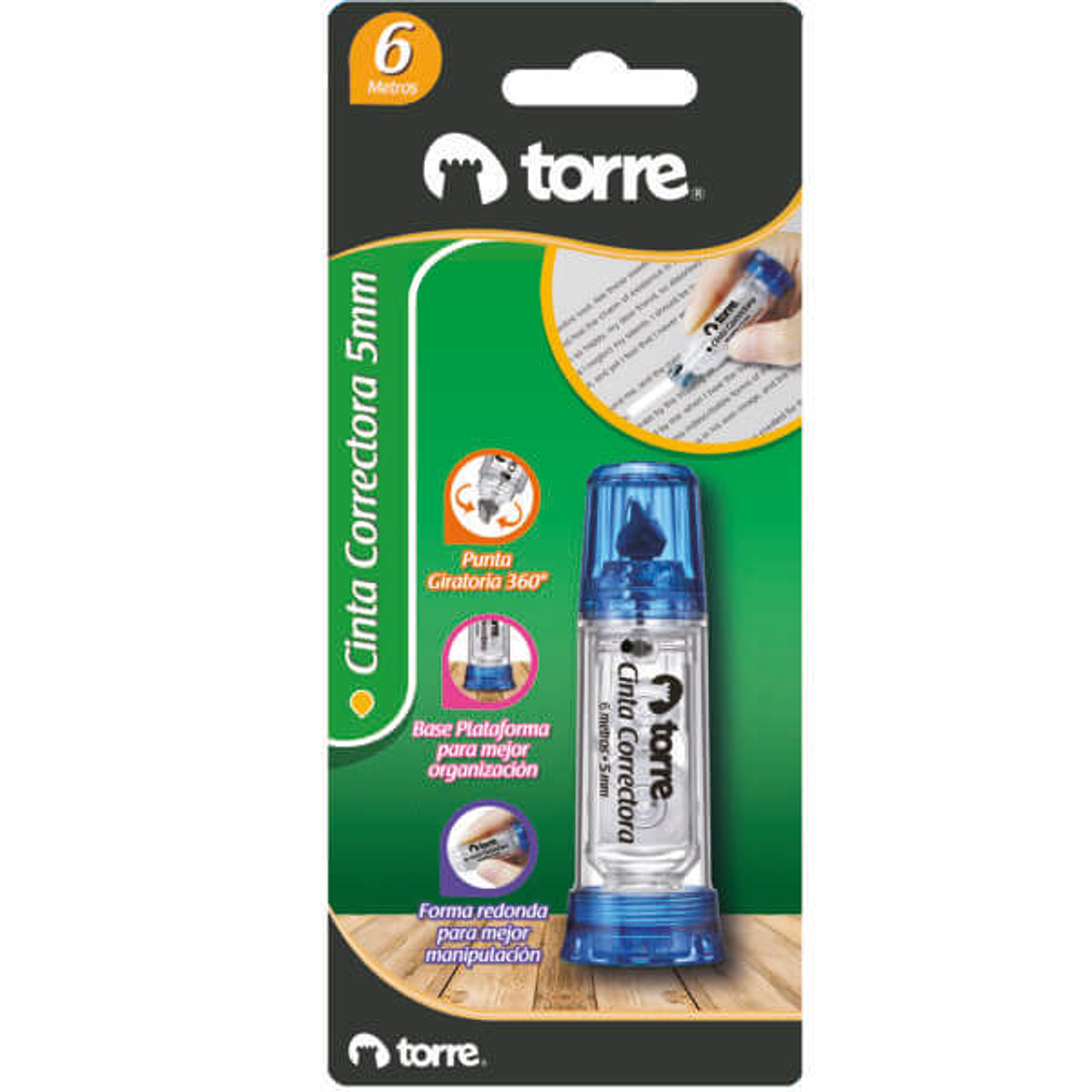 CINTA CORRECTOR 5MM 6MT TORRE