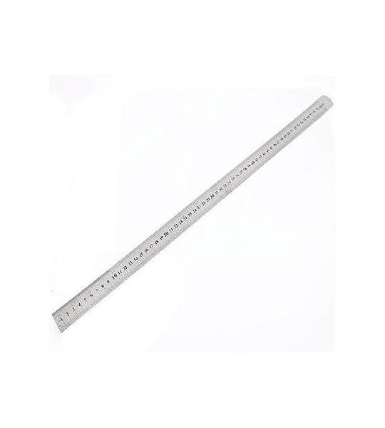 REGLA METÁLICA 60 CM SIN MARCA