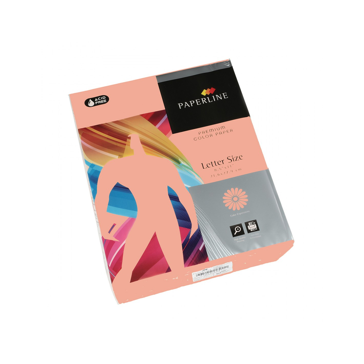 RESMA DE PAPEL CARTA COLORES 500HJS PAPERLINE