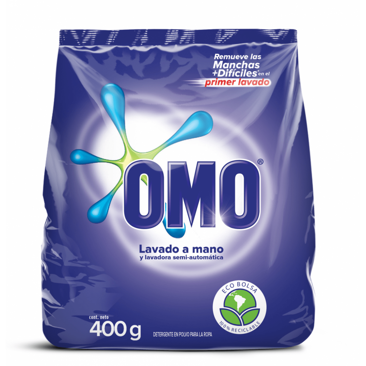 DETERGENTE EN POLVO OMO MULTIACCIÓN 400 G