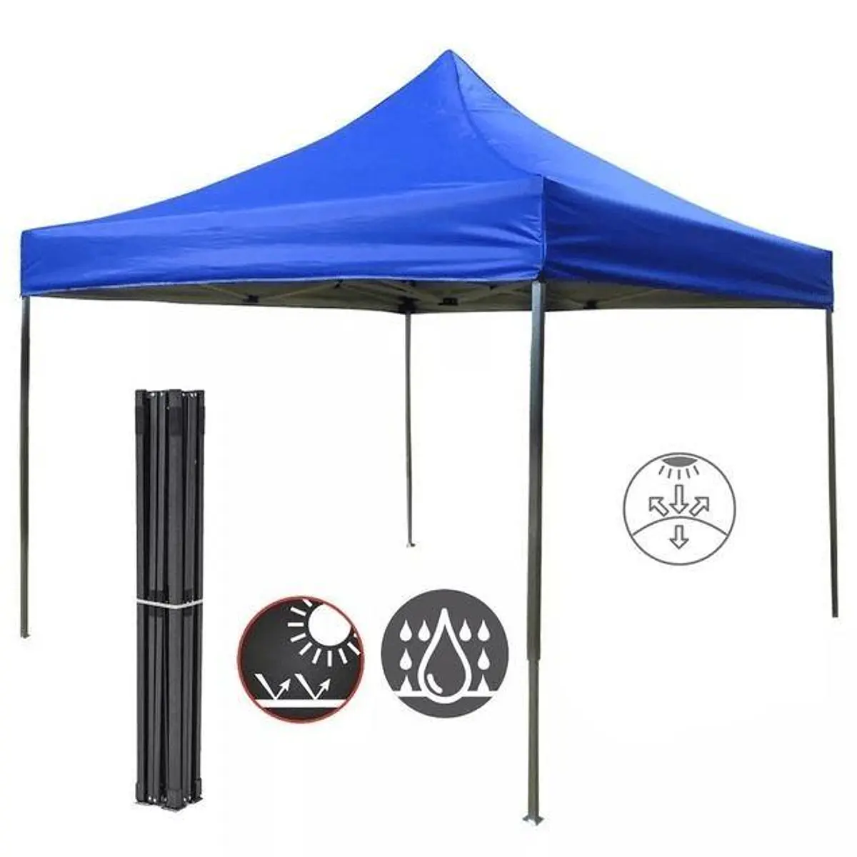 Toldo Plegables Standar 3X3 color Azul