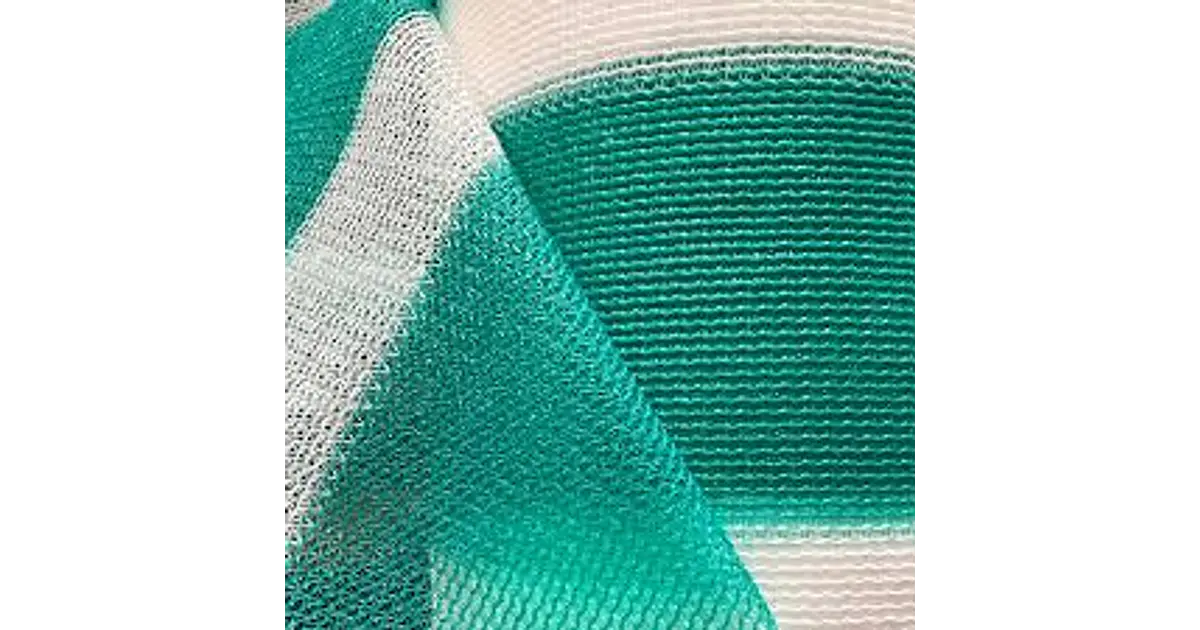 Malla 80% sombra BLANCO/VERDE 210 cm de ancho vendida x mt