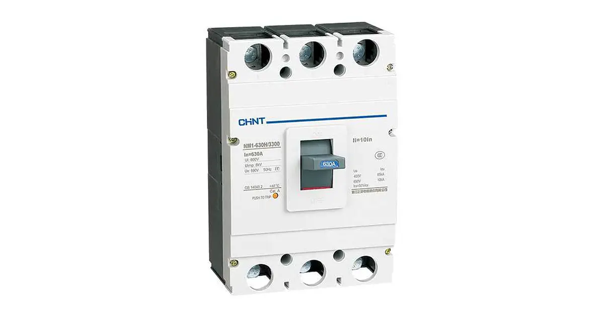 Interruptor 3P NM1-630H 630A (fijo) 415V:50kA
