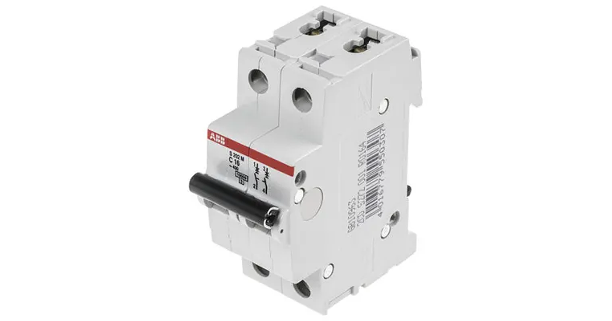 Interruptor 2Px6A 10/15kA curva C, S202M-C6