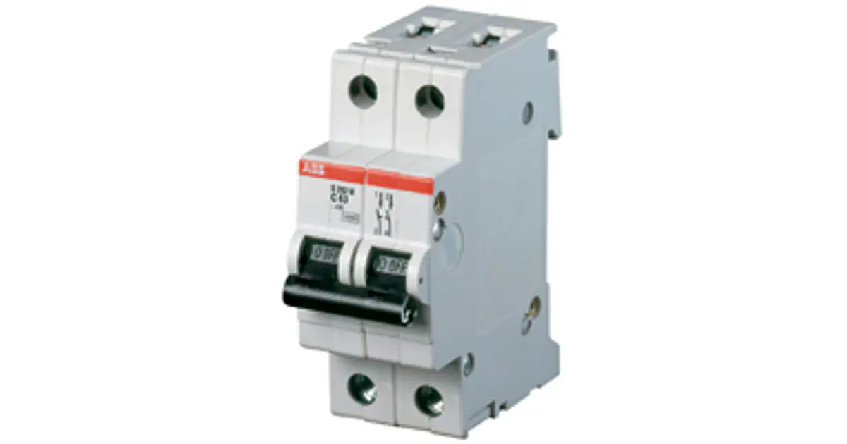 Interruptor 2Px6A 6/10kA curva C, S202-C6