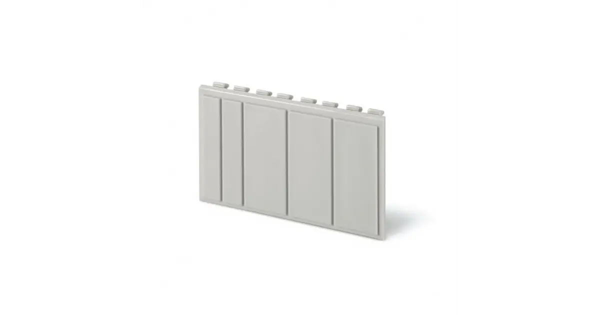 Tapa ciega cubre modulo DIN para tablero (falso polo)