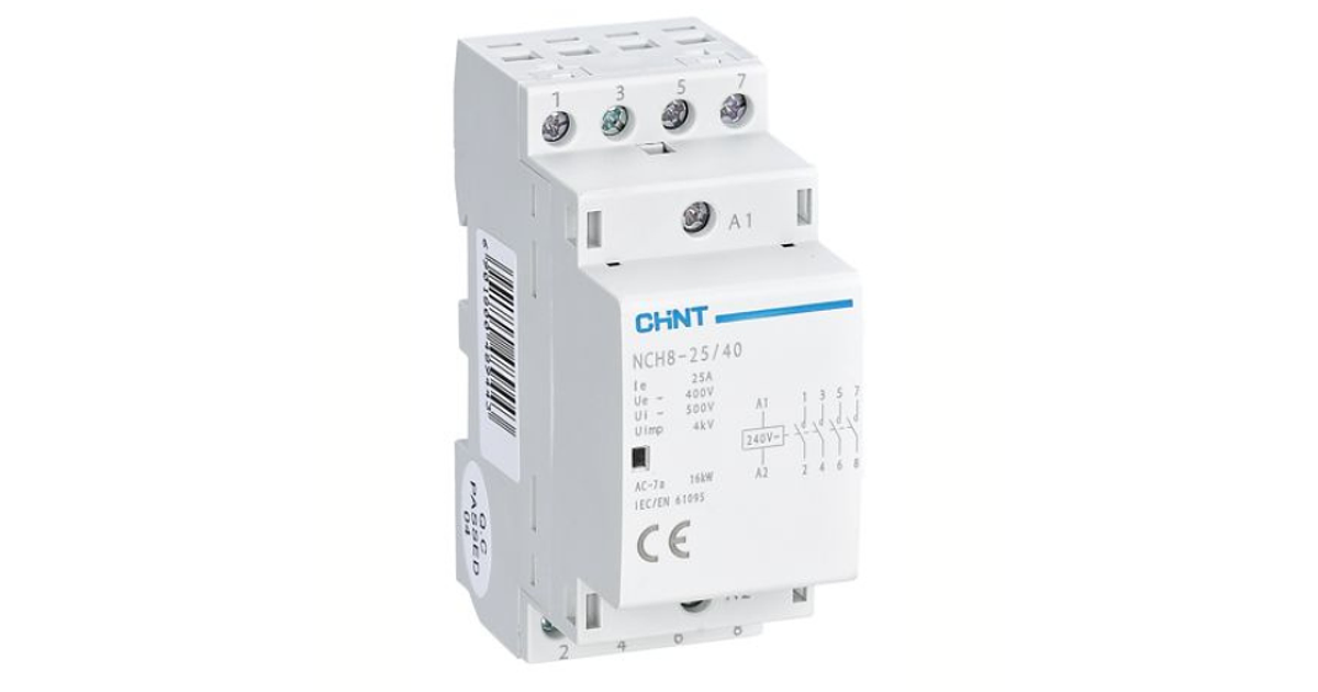 Contactor modular 230Vac 25A, 16KW AC1, 2NA+2NC
