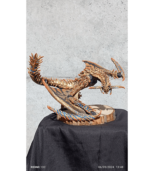 Rey Dau Monster Hunter wilds Escultura