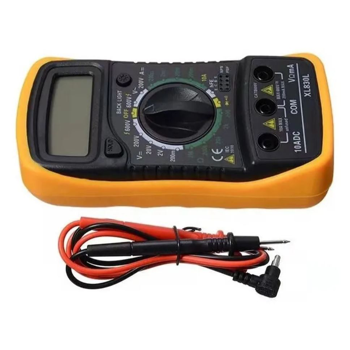Tester Multitester Multimetro Digital Pantalla Lcd Xl-830l