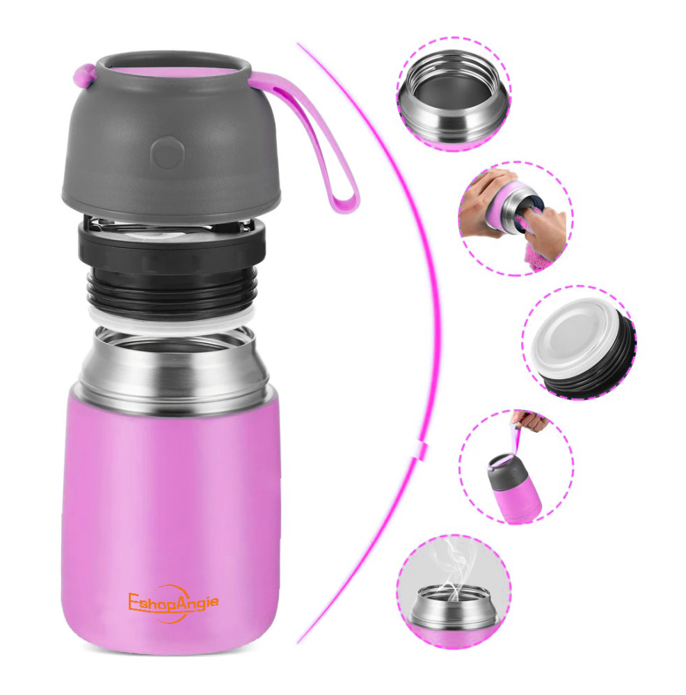 Termo De Comida Acero Inoxidable De 650ml + Cuchara