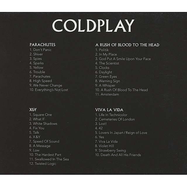 Coldplay - 4CD Catalogue Set (4 CDs)