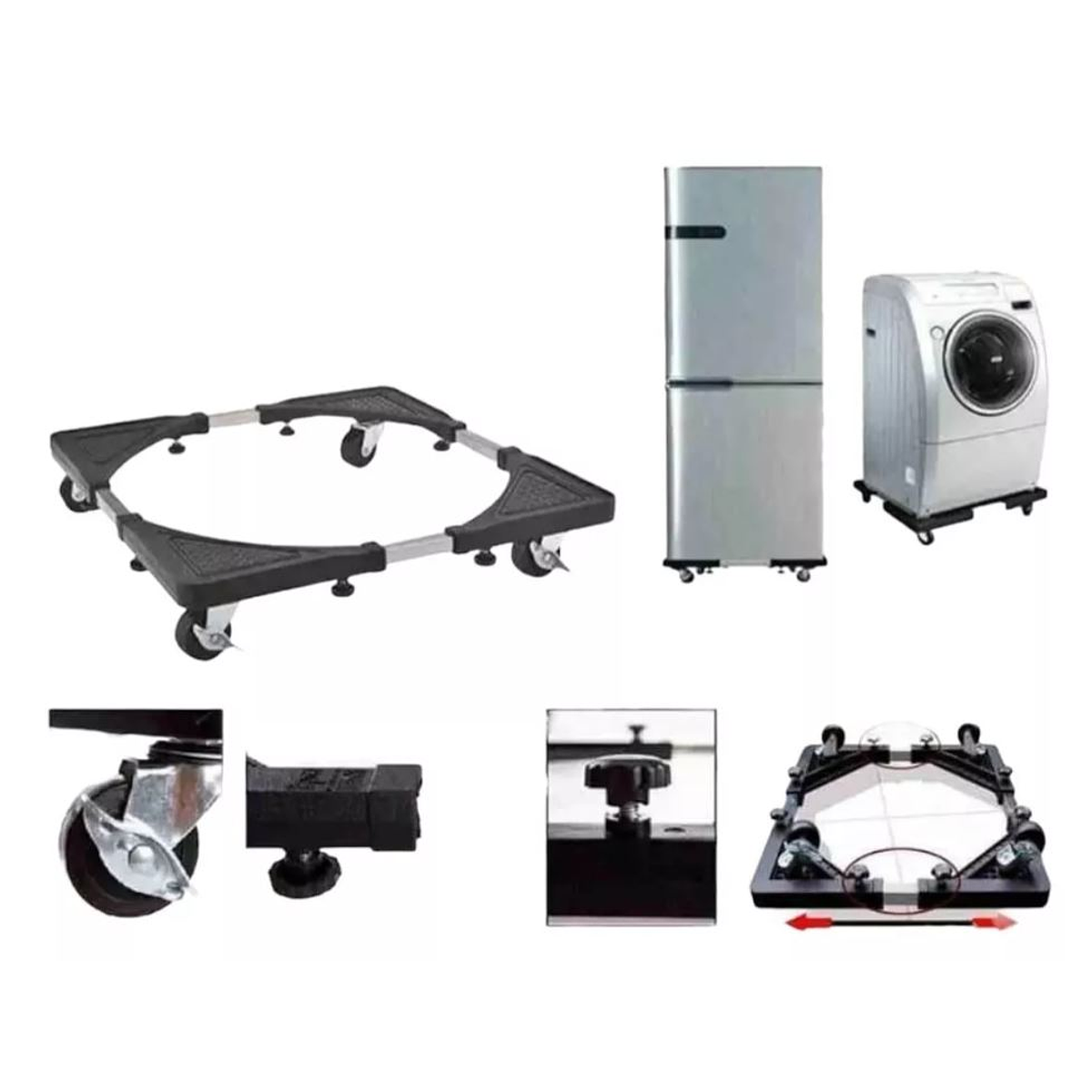 Base Multiuso Con Ruedas Para Mover Objetos