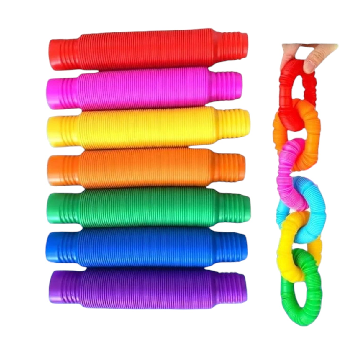 Pack 18 Pop Tube Tubo Antiestres Didactico