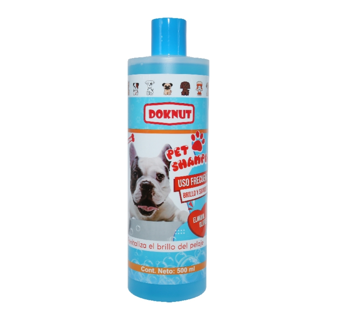 Shampoo para Perros Brillo y Suavidad 500 ml.