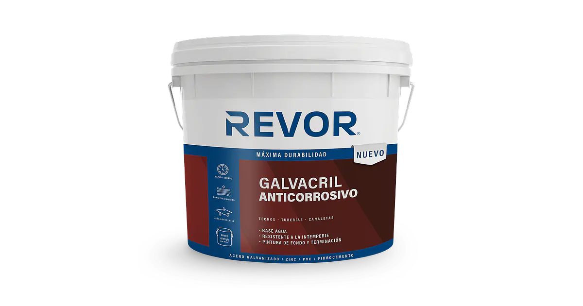 GALVACRIL ANTICORROSIVO REVOR NEGRO 4 GL