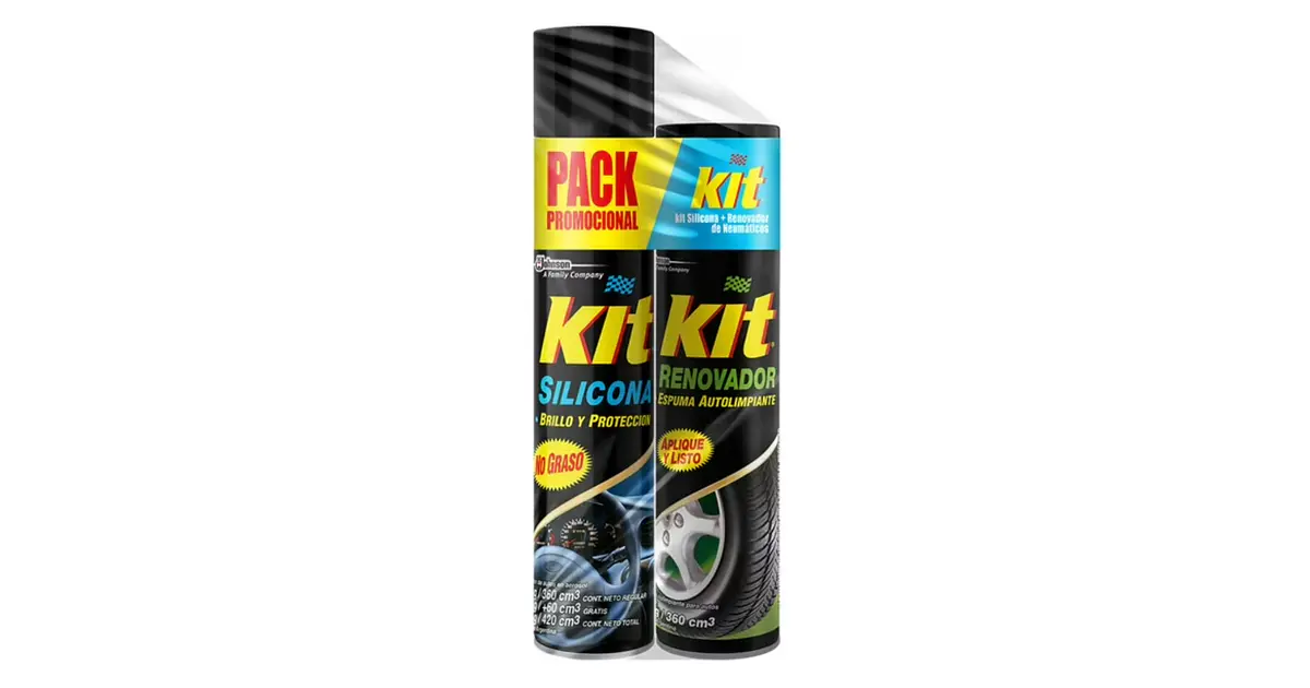 KIT | Pack | Silicona + Renovador de Neumáticos