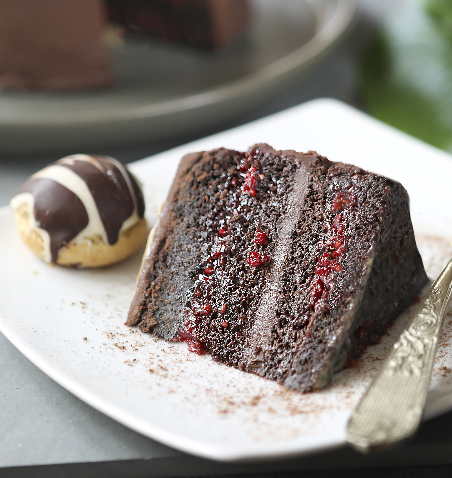 TORTA CHOCOLATE FRAMBUESA Y MANJAR