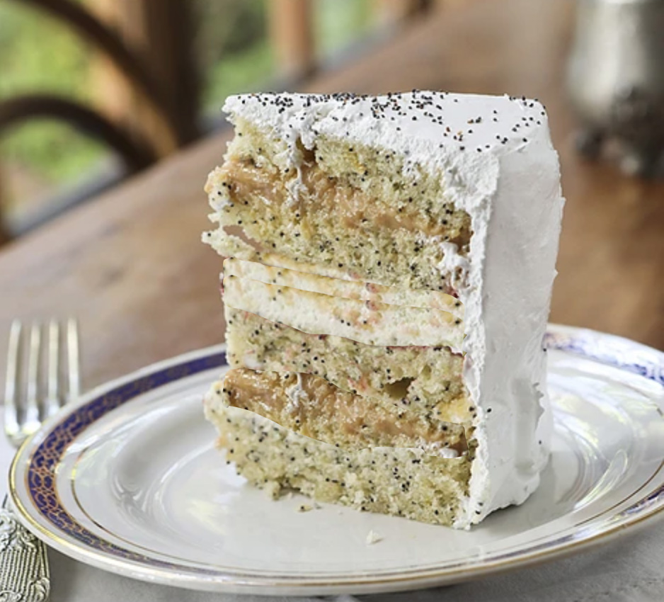 TORTA DE AMAPOLAS MANJAR CREMA