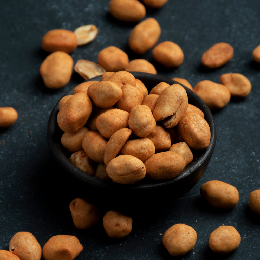 Maní japonés sabor merken