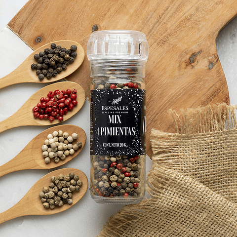 Mix 4 Pimientas | Condimentos | Especias | Gourmet