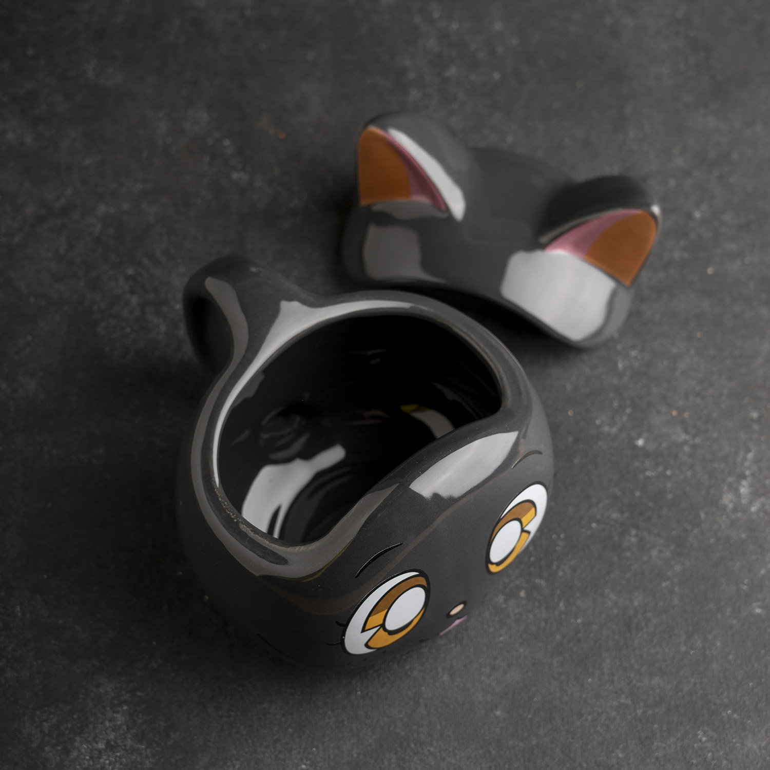 Tazón gato luna sailor moon