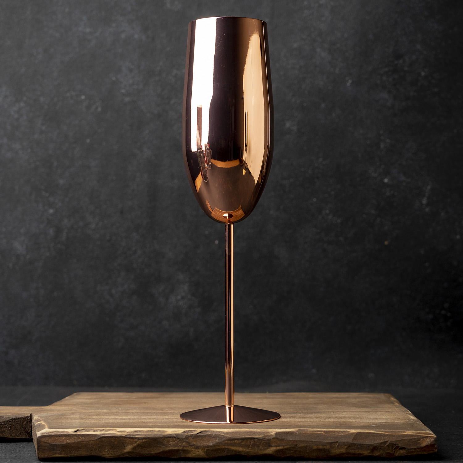 Copa metálica color cobre