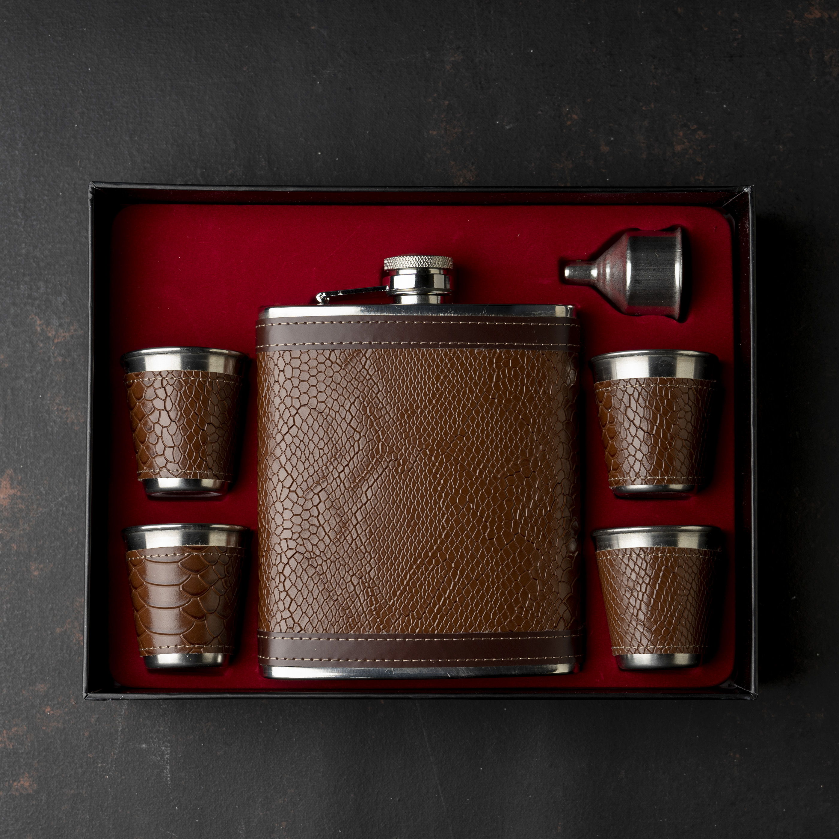 Pack de regalo tragos elegante 6 piezas