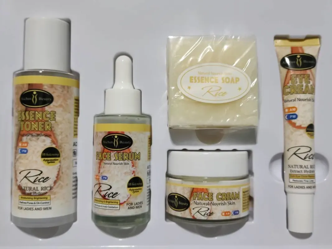Kit 5 piezas Rice Facial Skin Care