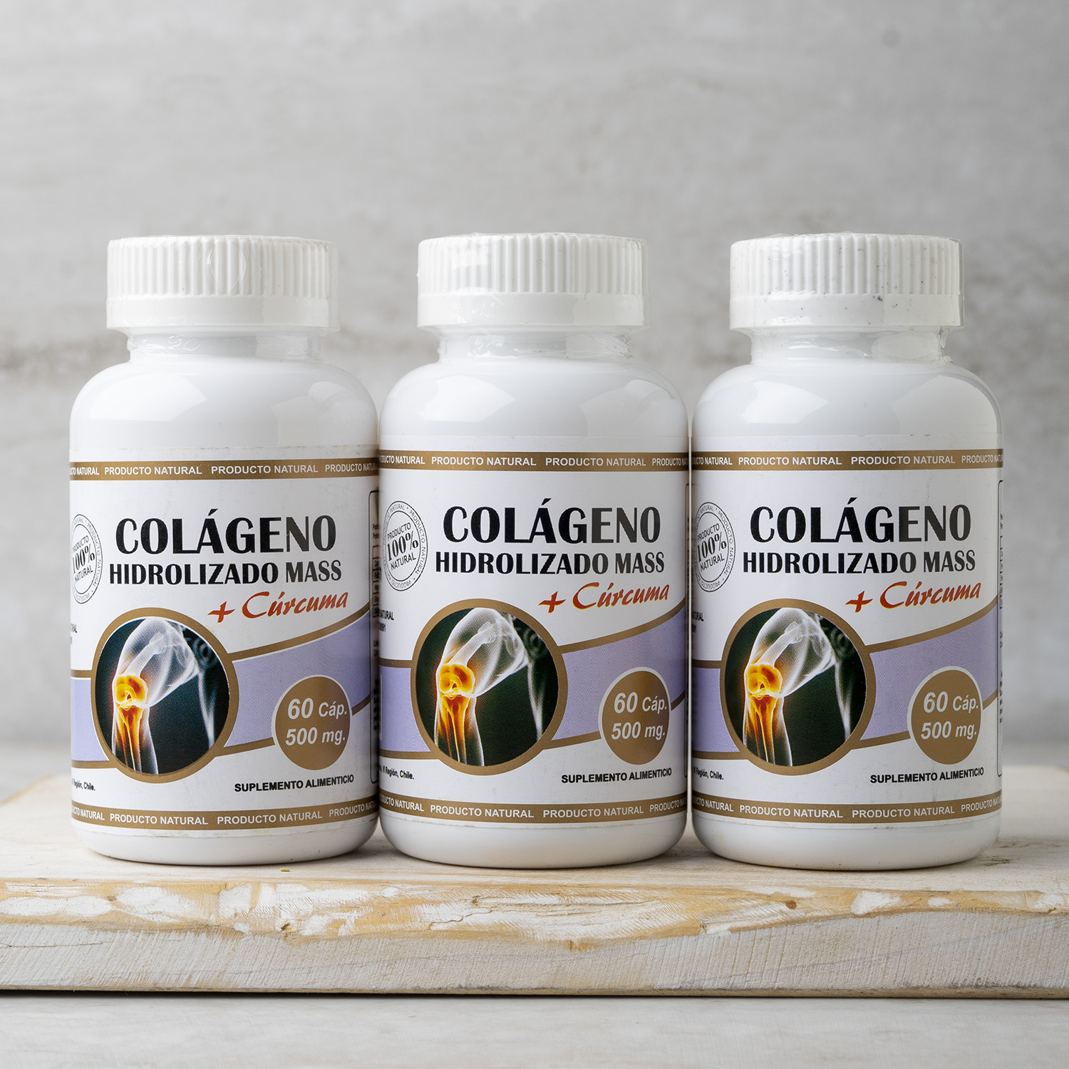 Cápsulas de Colágeno Hidrolizado Mass con Cúrcuma