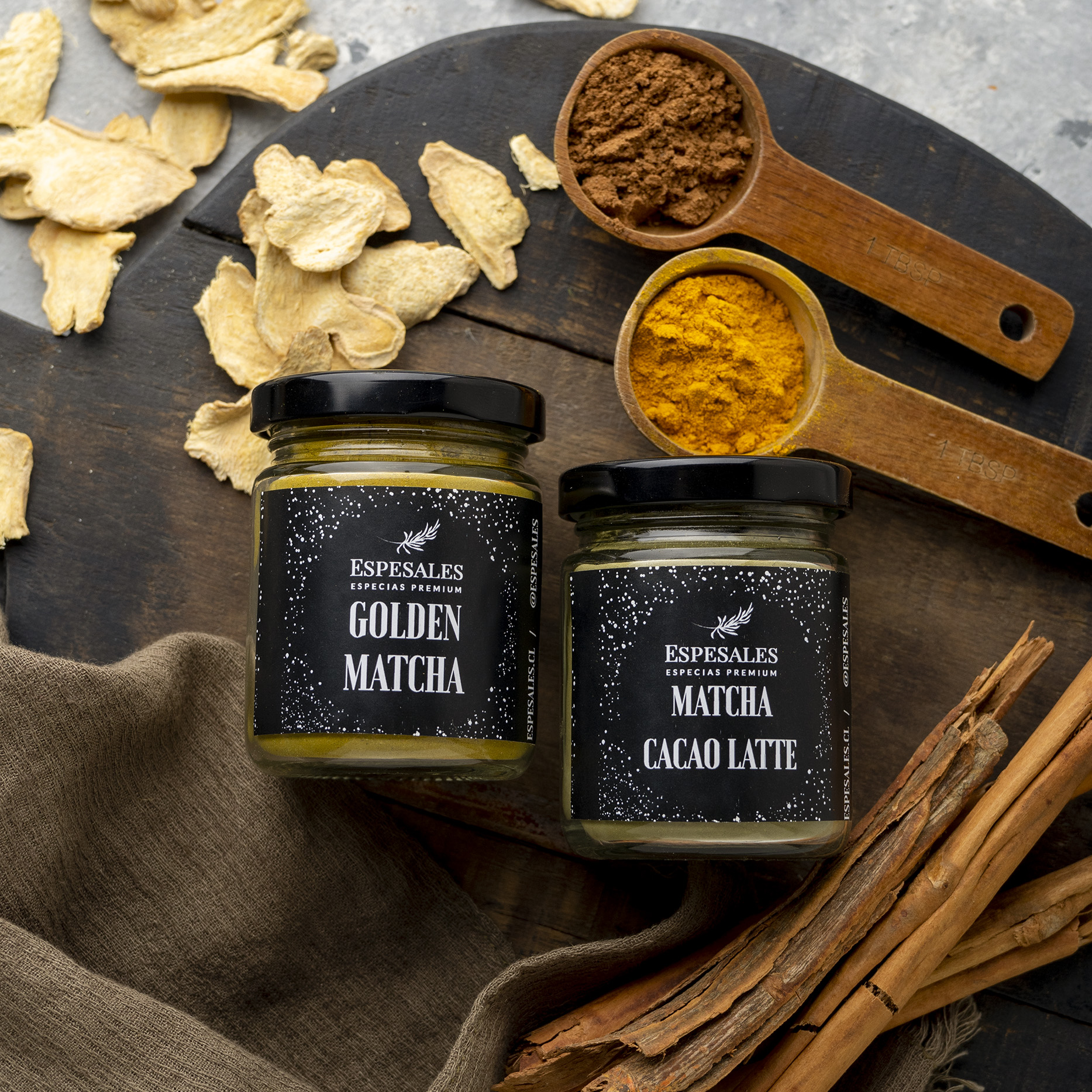 Pack Golden Matcha + Matcha Cacao Latte