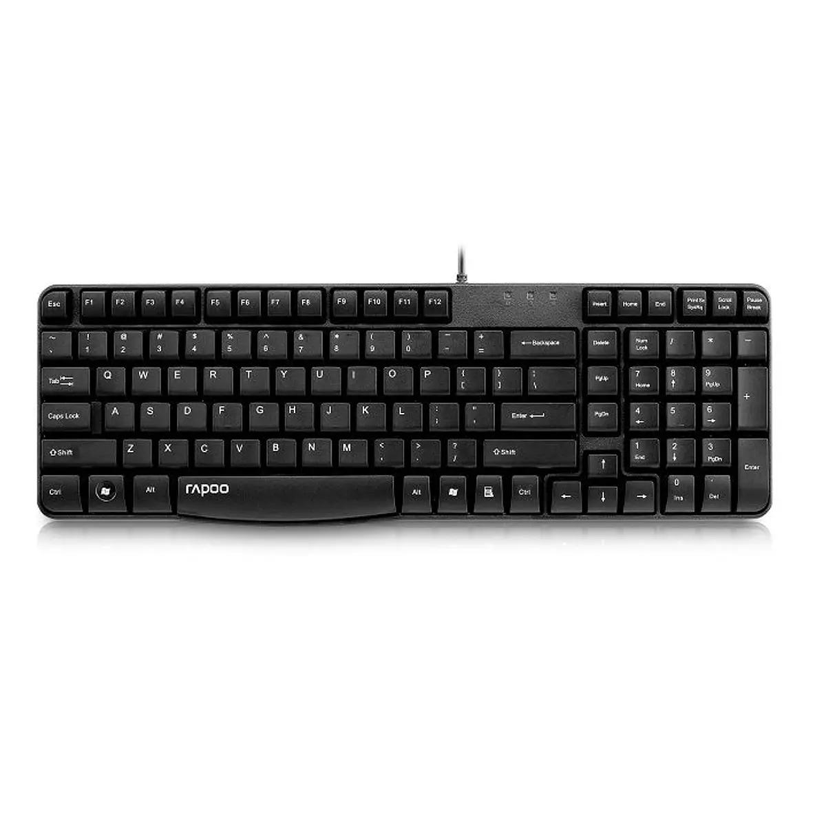 Teclado RAPOO N2400 Wired Spill-resistant Black
