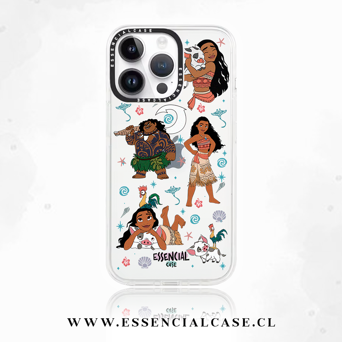Carcasa diseño Moana patron