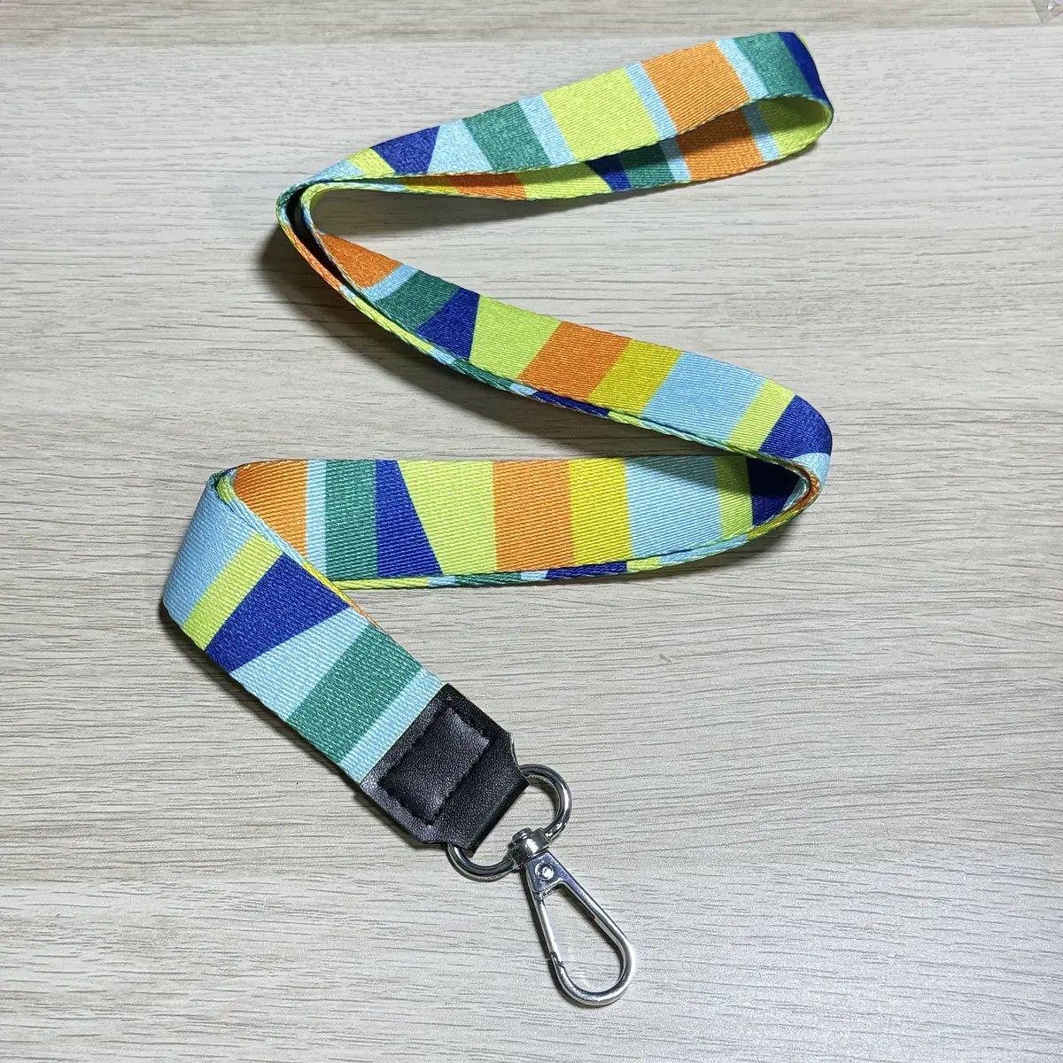 Lanyard colores verdosos