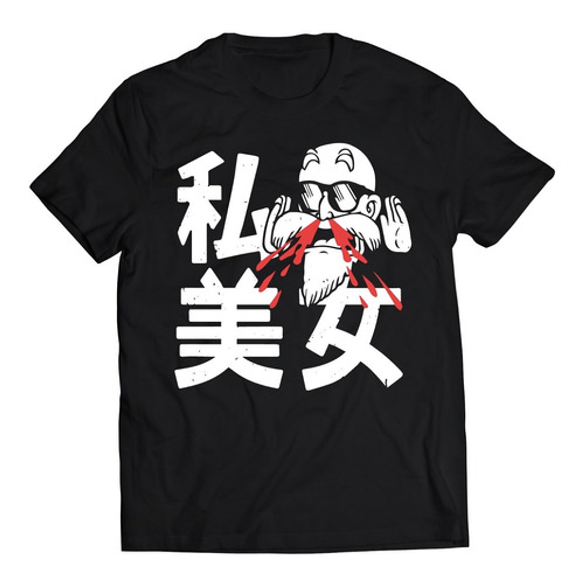 Polera Anime - Dragon Ball Maestro Roshi Sangre De Nariz