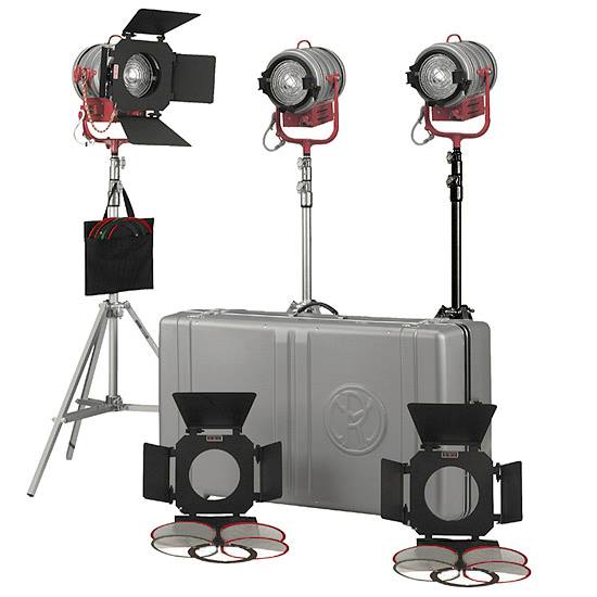 Arriendo de Kit de 3 Fresneles Mole Richardson Solarspot ...