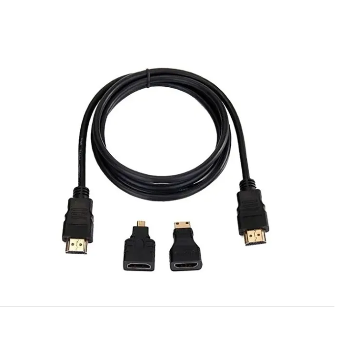Cable Hdtv 3 En 1, Con Adaptadores Mini Hd Y Micro Hd