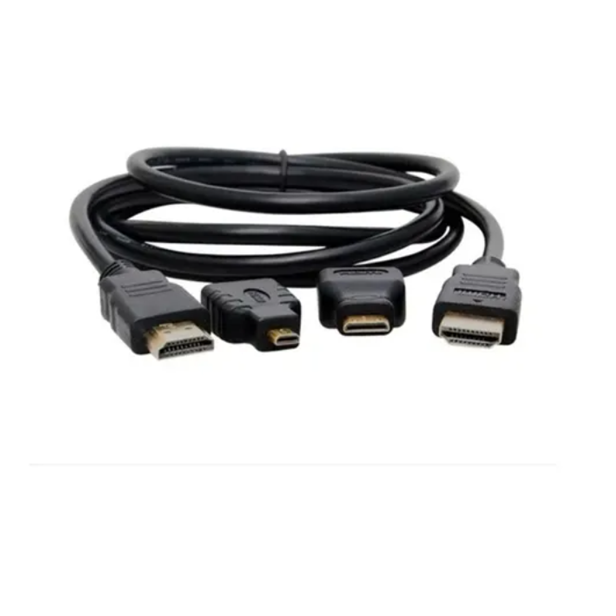 Cable Hdtv 3 En 1, Con Adaptadores Mini Hd Y Micro Hd