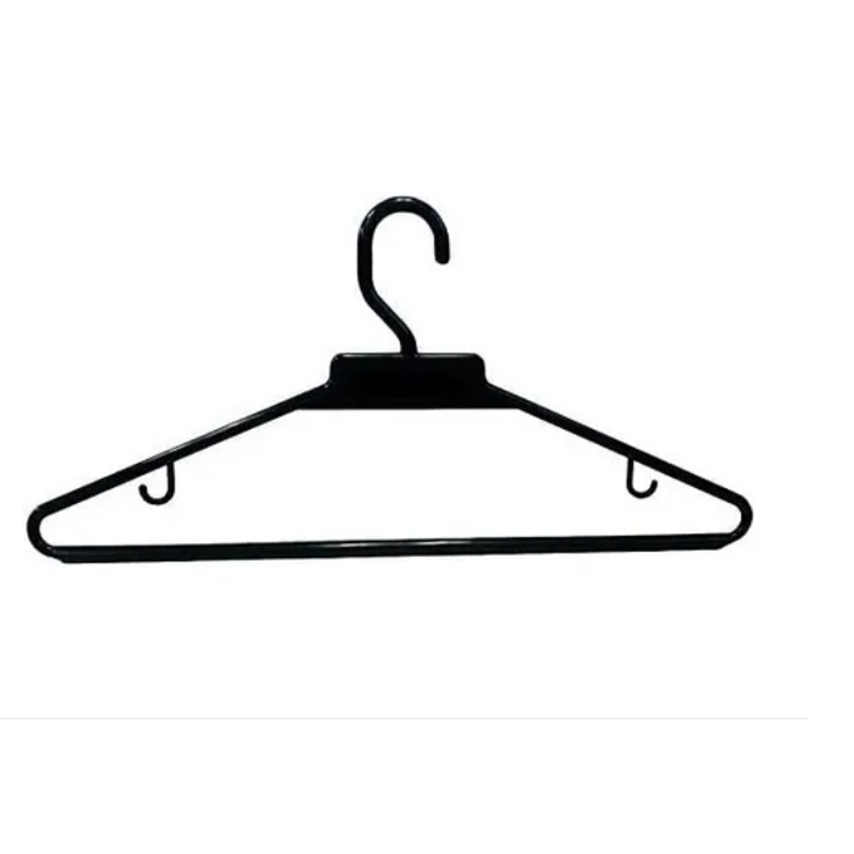 Ganchos Colgador Ropa 10 Unidades Negro