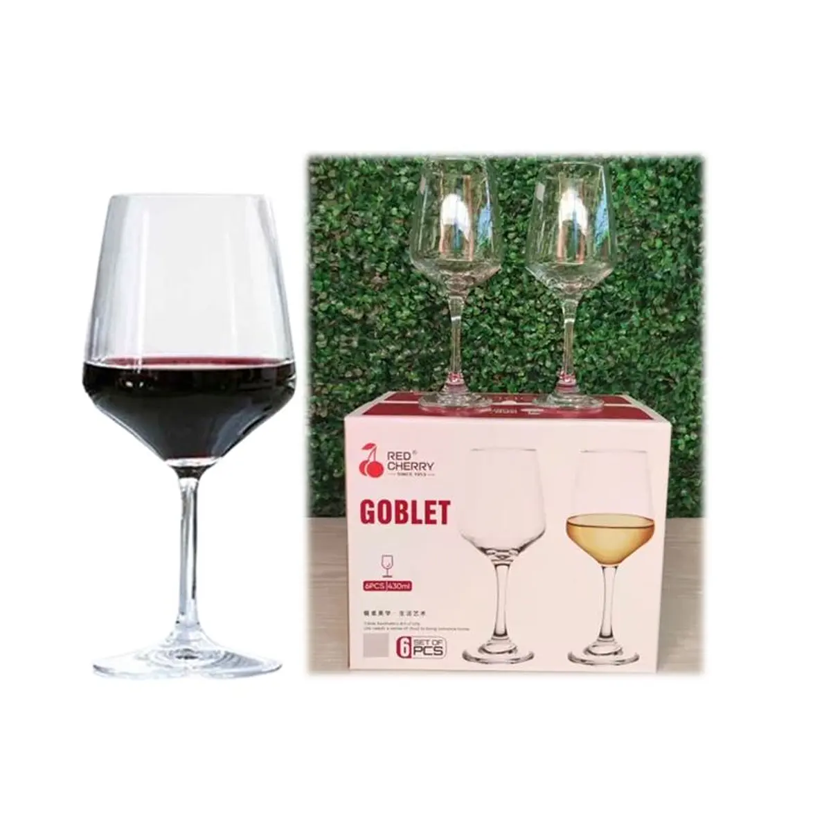 Set 6 Copas Brunello Ramazzotti Vino Tragos Cocteles Transpa